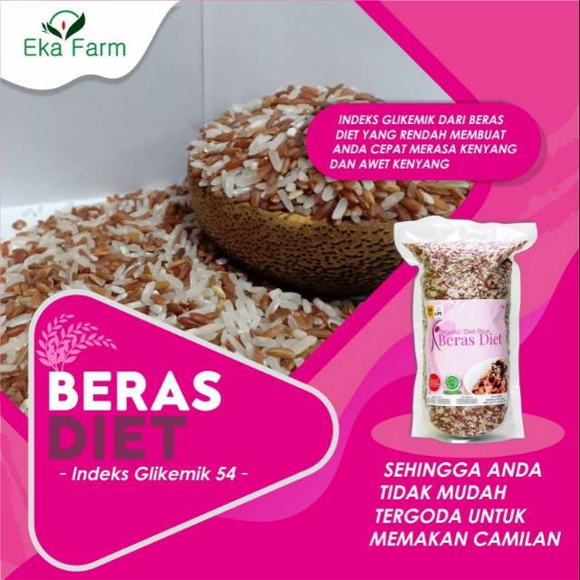 Jual Beras diet kemasan vacuum pouch | Shopee Indonesia