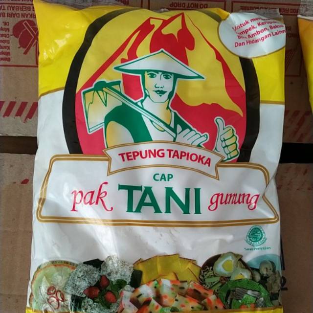 Jual TEPUNG TAPIOKA CAP PAK TANI GUNUNG KEMASAN 500GR | Shopee Indonesia