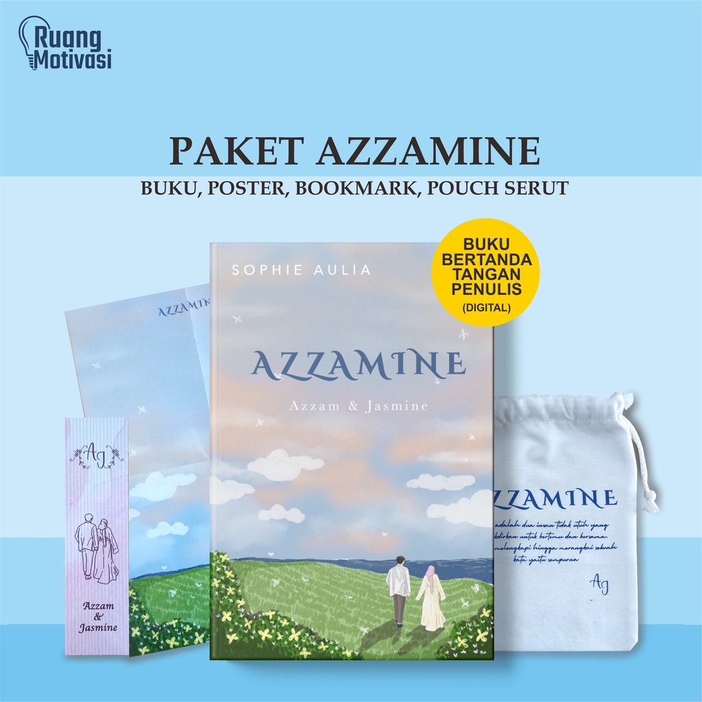 Jual Novel Azzamine FREE BUKU RANDOM- Sophie Aulia - Kawah | Shopee ...