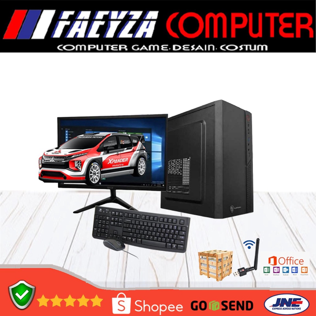 Jual Komputer PC Lengkap Intel Core I5 Gen 4 Ram 8gb SSD 512gb LED 19 | Shopee Indonesia