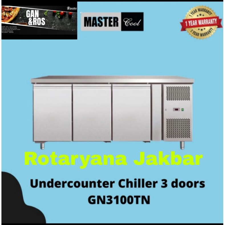 Jual Kulkas meja Pendingin /Undercounter chiller 3 Pintu GN 3100 TN ...