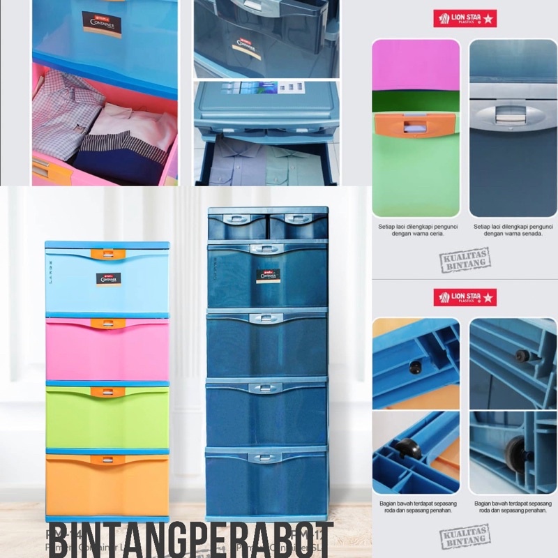 Jual Lion Star - Primera Container SL-4 / Laci Container / Lemari ...