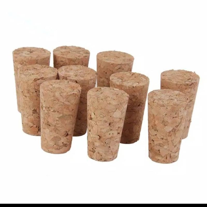 Jual sumbat gabus cork tutup penutup botol wine bir tinggi 3.5cm tutup ...
