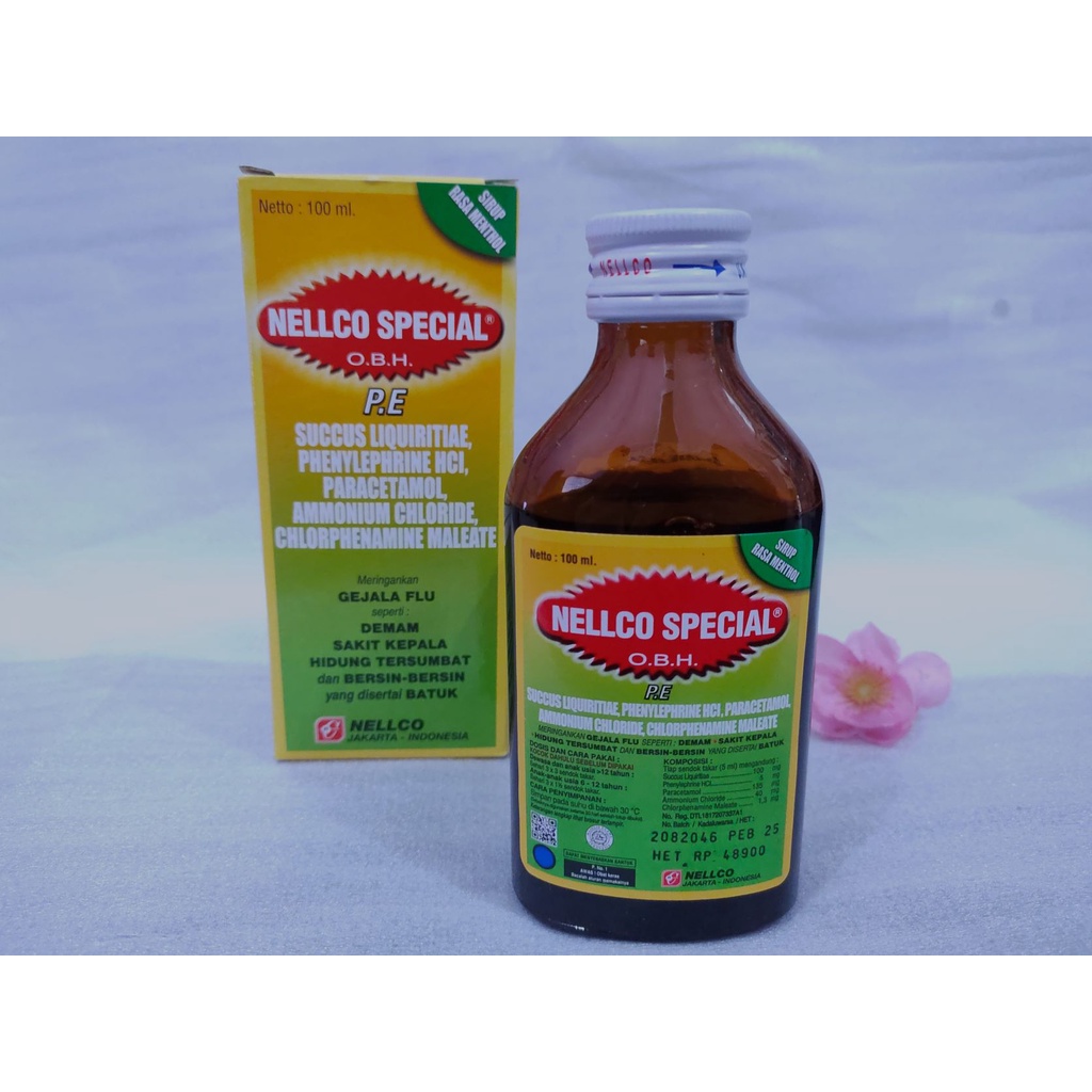 Jual OBH Nellco Spesial P.E Menthol Syr - Obat Batuk Berdahak dan Pilek ...