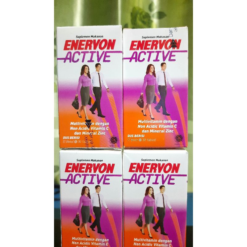 Jual ENERVON active multivitamin dan mineral 30 tablet | Shopee Indonesia