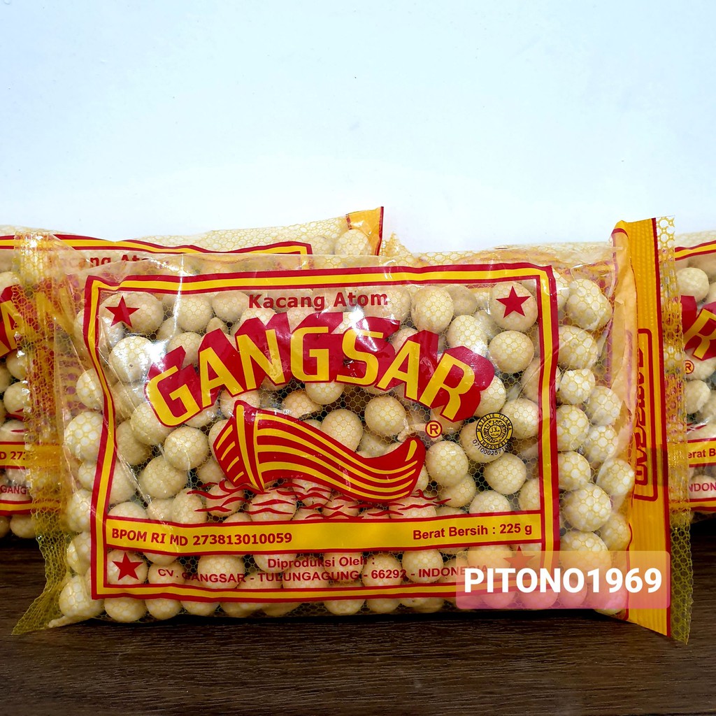 Jual Kacang Sanghai / Kacang Atom GANGSAR Khas Tulungagung | Shopee ...