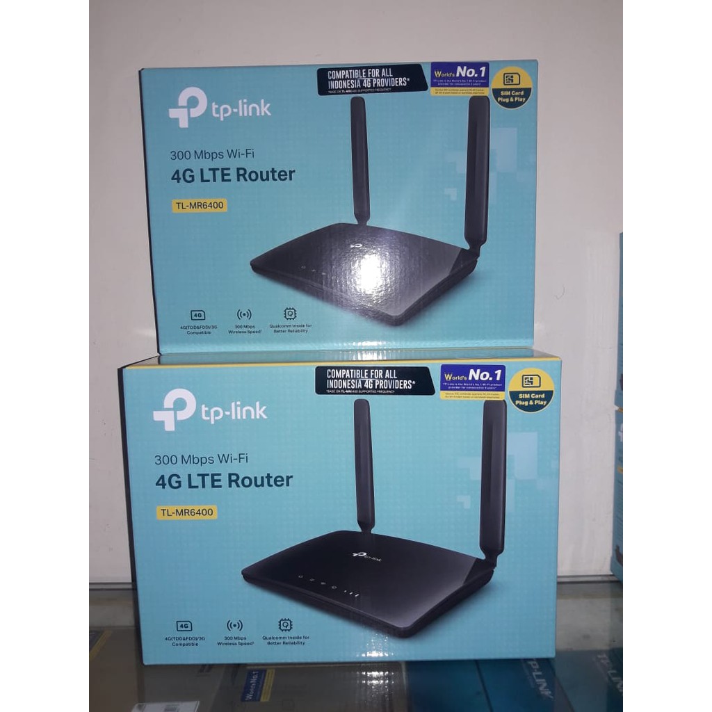 Jual TP-LINK TL-MR6400 , Wireless N300 4G LTE Router | Shopee Indonesia