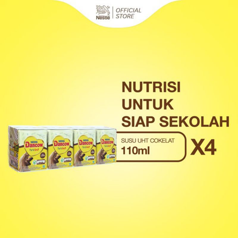 Jual Dancow FortiGro Susu UHT rasa cokelat 110ml | Shopee Indonesia