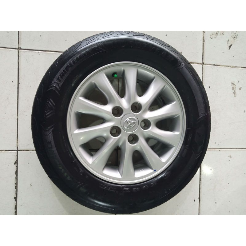 Jual Velg Ban Mobil Second kijang Innova Ring 15 Pcd 5x114,3 + Ban 205 ...