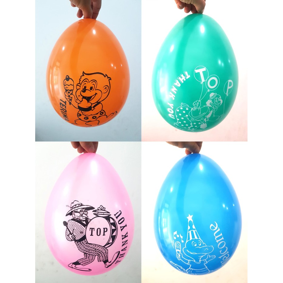 Jual Balon TOP Kecil 10 inch / isi 10 pc / Balon Gantung Hiasan Pesta ...