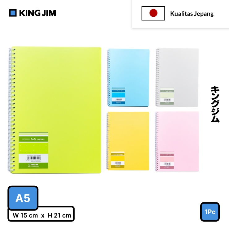 Jual King Jim Note Book / Spiral Note A5 9132SCGA-A5 | Shopee Indonesia