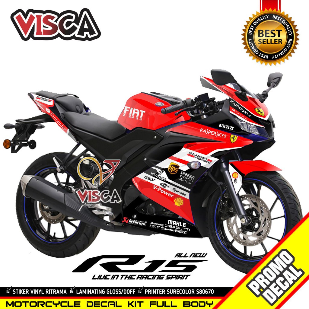 Jual (COD) Decal R15 V3 Full Body Keren Stiker R15 V3 Full Body Keren ...