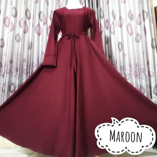 Jual GAMIS KOSHIBO CREPE BUSUI MAYUNG KLOK KISARAN 4 METER | Shopee ...