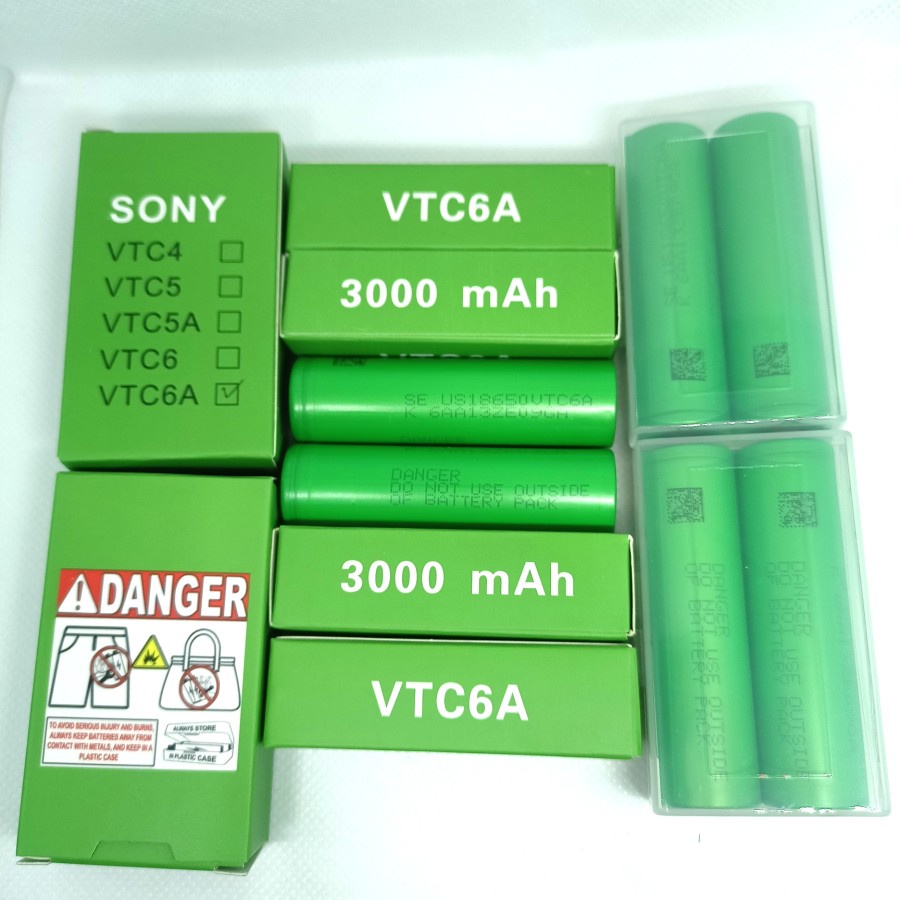 Jual Baterai 18650 SONY VTC 6A AUTHENTIC 100% / VTC6A | Shopee Indonesia