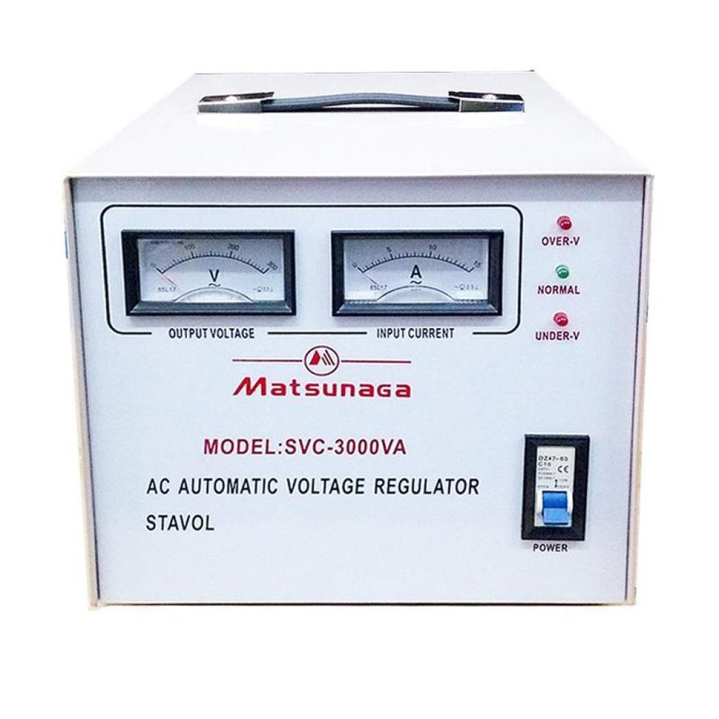 Jual STAVOLT MOTOR MATSUNAGA 3000 WATT STABILIZER KOMPUTER | Shopee ...