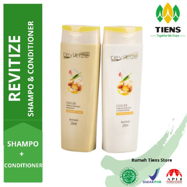 Jual Tiens REVITIZE Shampoo dan Conditioner Extract Jahe By Tiens Sehat ...