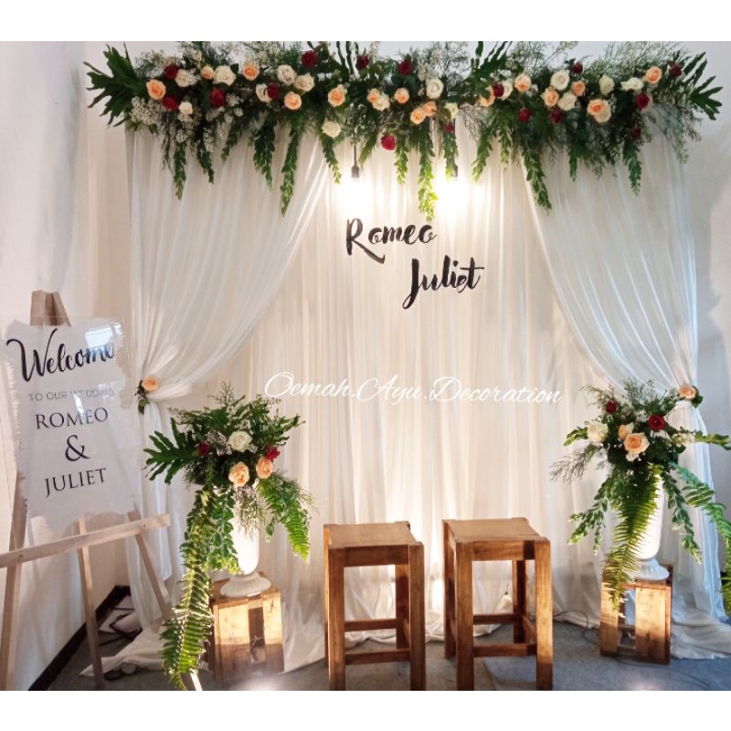 Jual BUNGA ASLI | SEWA BACKDROP BUNGA SEGAR | DEKORASI BUNGA ASLI ...