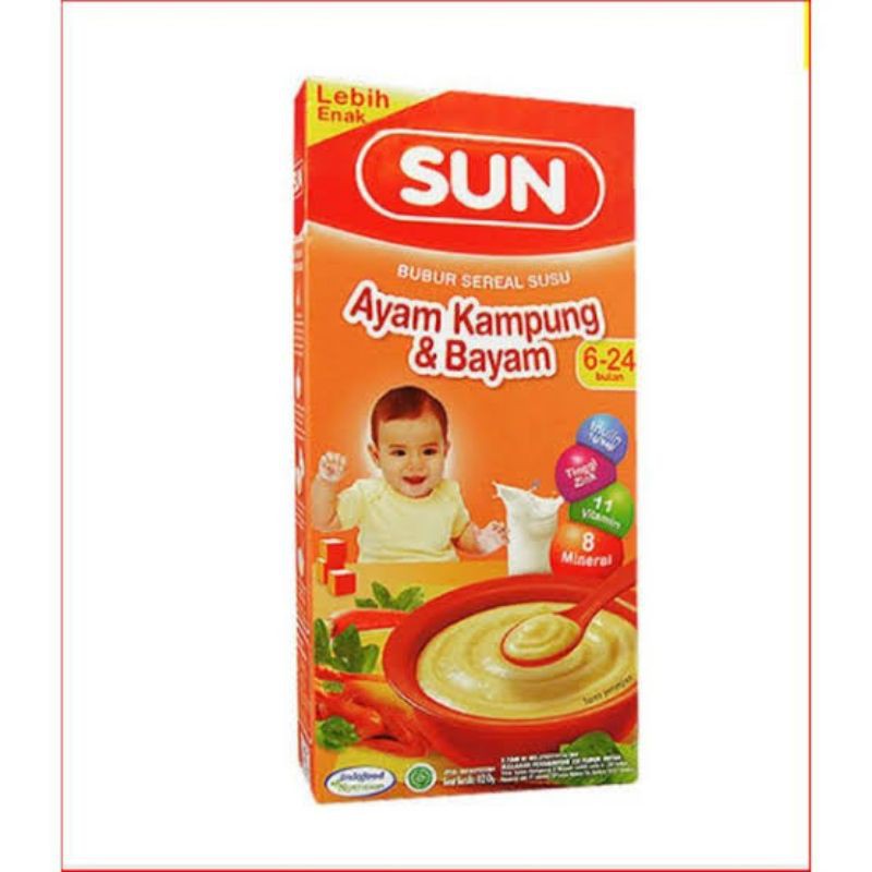 Jual SUN bubur bayi 0-6 bulan kemasan box 120 gr | Shopee Indonesia
