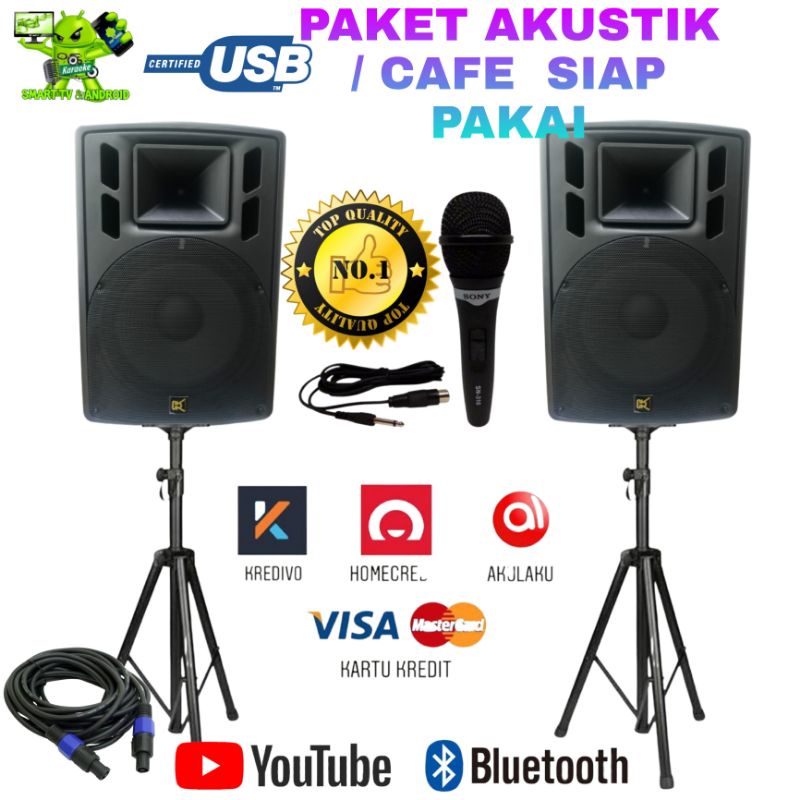 Jual PAKET SOUND INDOR/OUTDOR 15 INCH CVR 500 WATT BLUETOOTH BISA ...