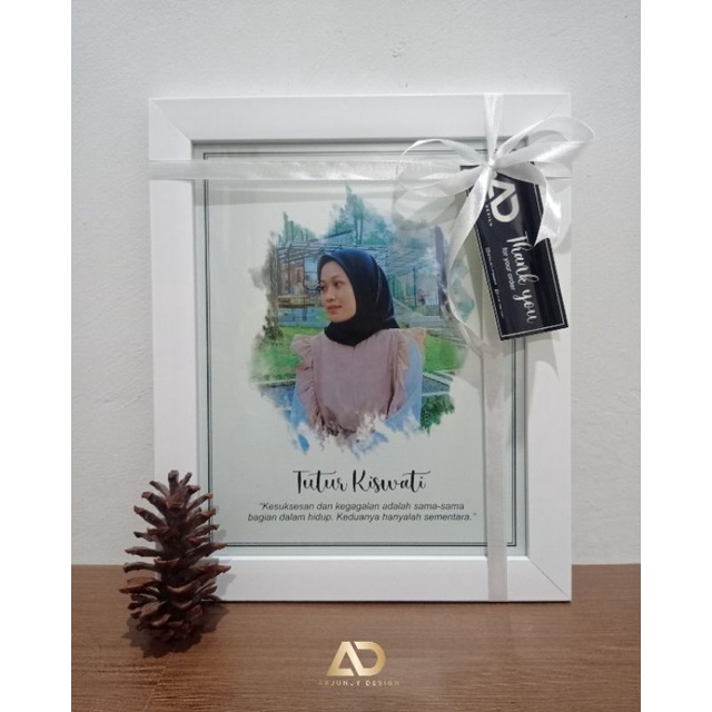 Jual GIFT BOX | KADO WISUDA/ULANG TAHUN/WEDDING BINGKAI KACA 10R ...