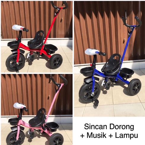 Jual GOSEND Sepeda Tiga Roda Anak Tricycle Sincan Dorong sepeda anak ...