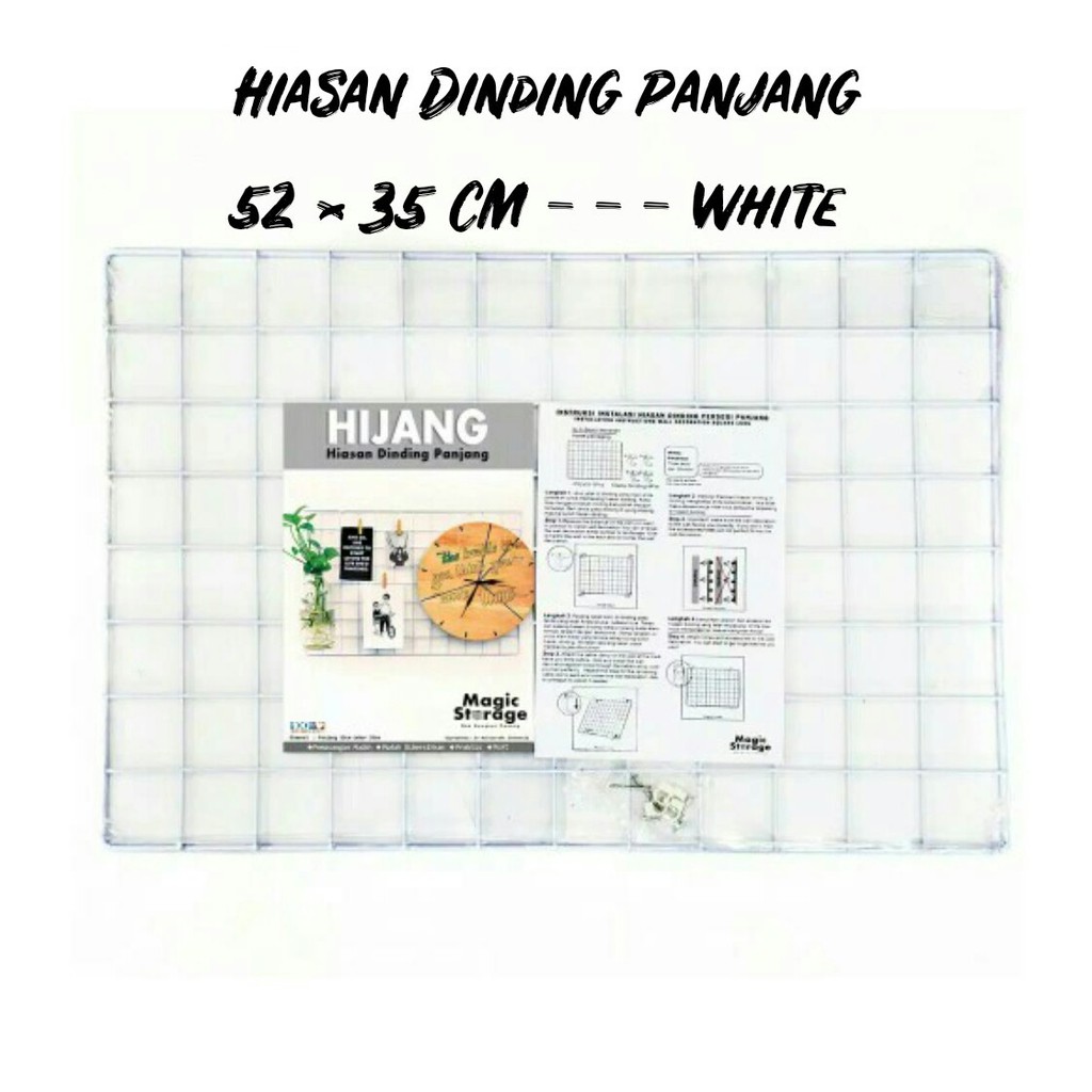 Jual GRID WALL HIASAN DINDING PERSEGI 35×35 /PERSEGI PANJANG 52×35 ...