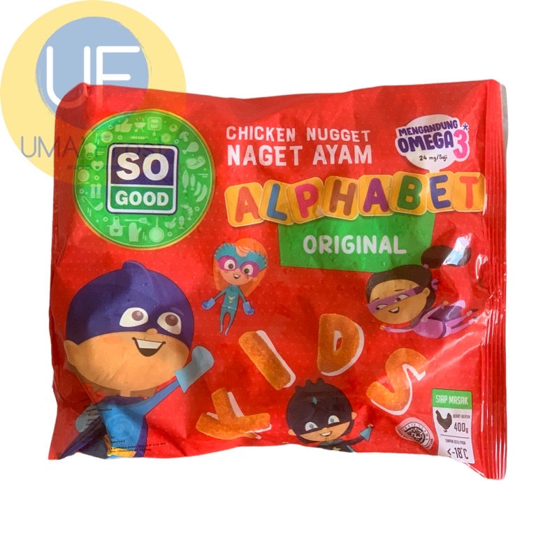 Jual SO GOOD ALPHABET NUGGET 400GR | Shopee Indonesia