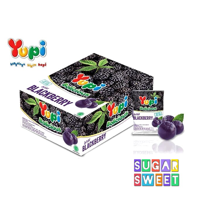 Jual Permen Yupi Bolicious Blackberry Box | Shopee Indonesia