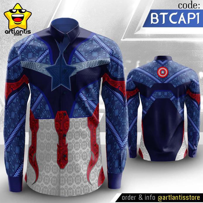 Jual BATIK AVENGERS Infinity War Seri A, Batik Superhero - IRON MAN ...