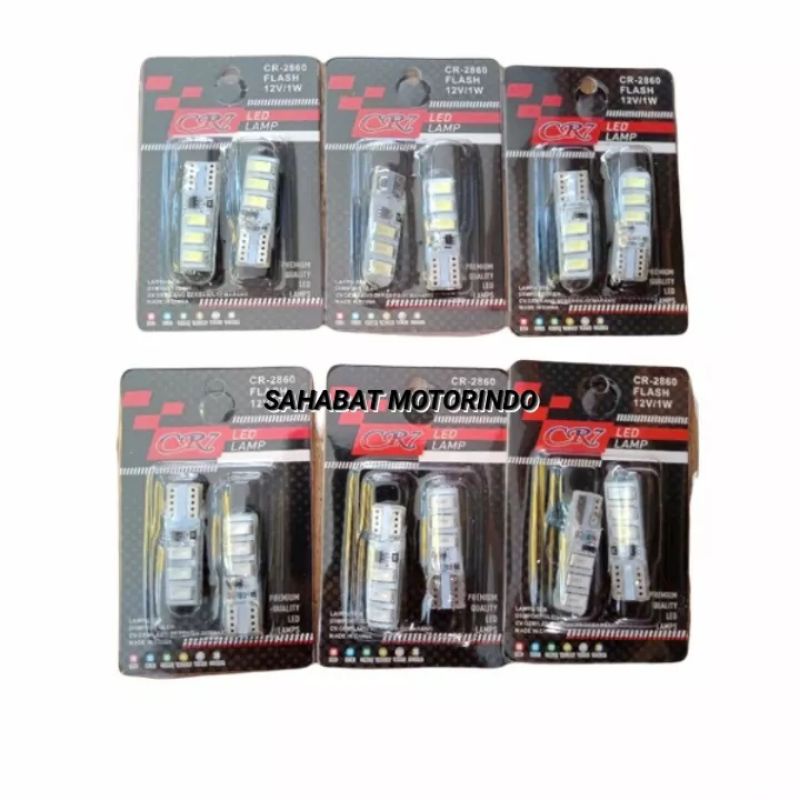 Jual Lampu Led Senja T10 Led Sein Sen Jelly Flash Kedip Strobo | Shopee ...