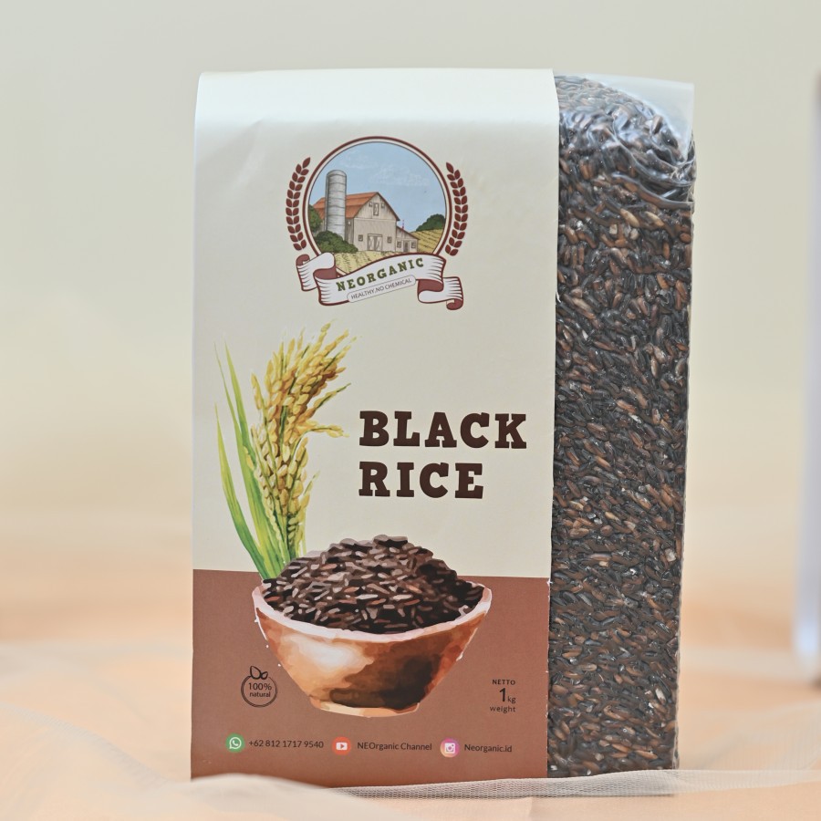 Jual Beras Hitam Organik (Organic Black Rice) 1 Kg | Shopee Indonesia