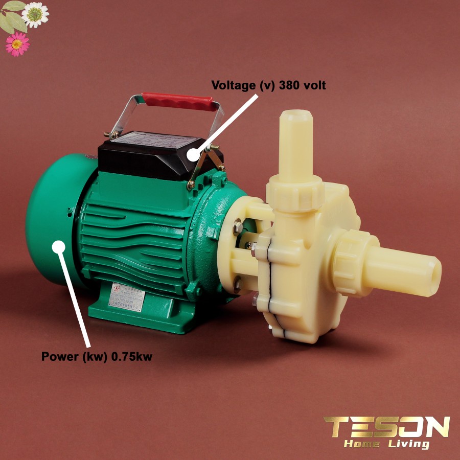 Jual Pompa Kimia Cairan Asam 32FS12 380V Chemical Pump Teson Homeliving ...