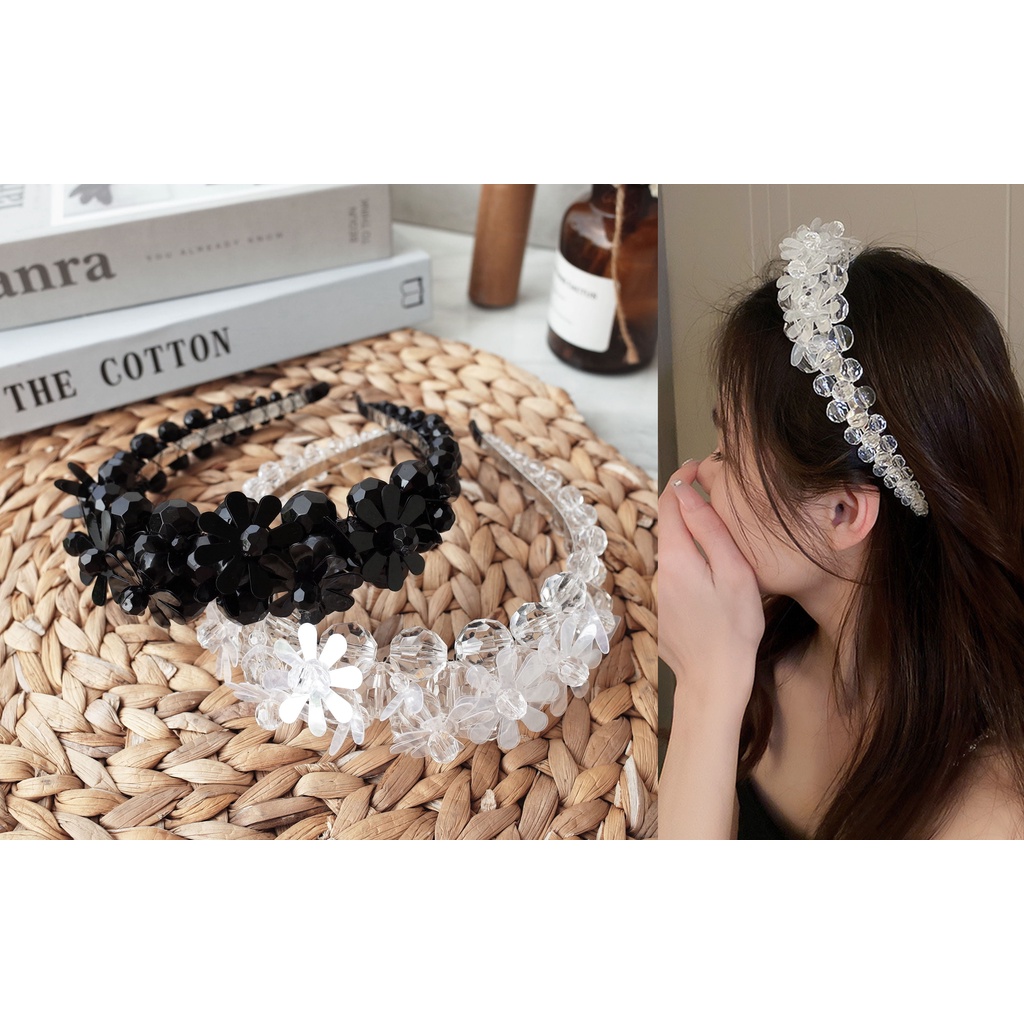 Jual HEADBAND / BANDO BUNGA KRISTAL - 1881 | Shopee Indonesia