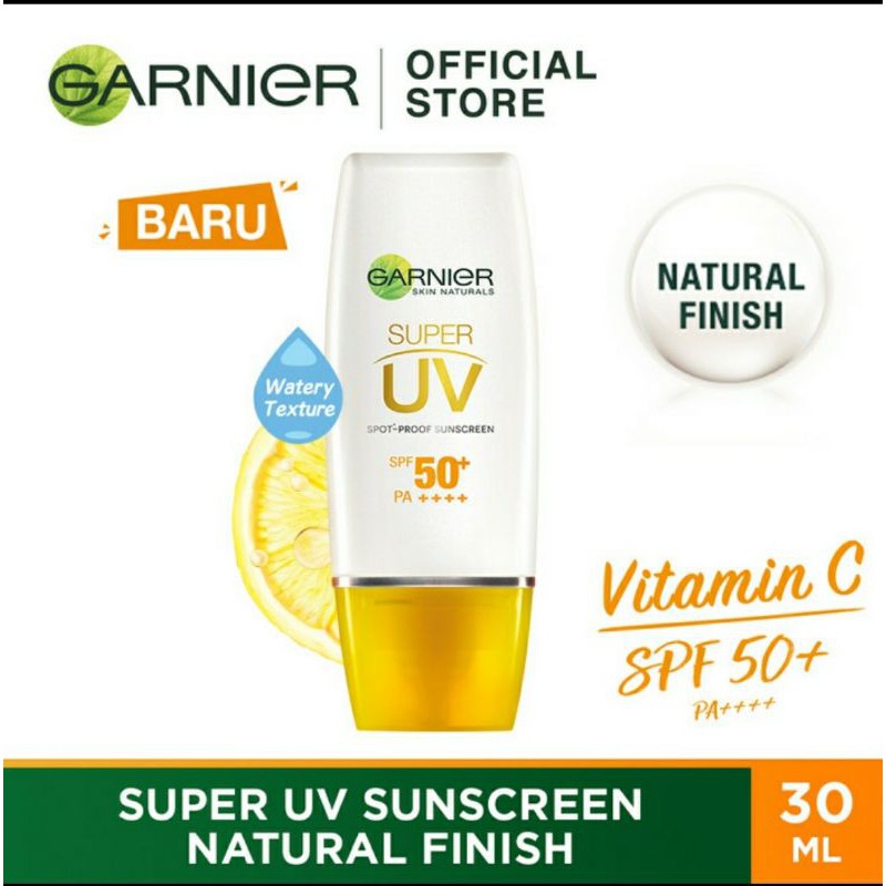 Jual GARNIER LIGHT COMPLETE SUPER UV SUNSCREEN 30ML NATURAL.FINISH ...