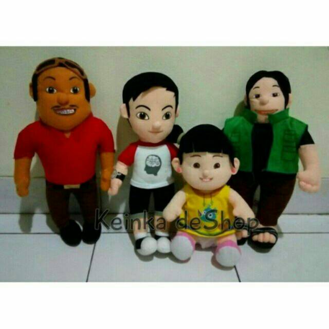 Jual Set isi 4 Boneka Adit Adel Sopo Jarwo mirip asli lucu unik jarang ...