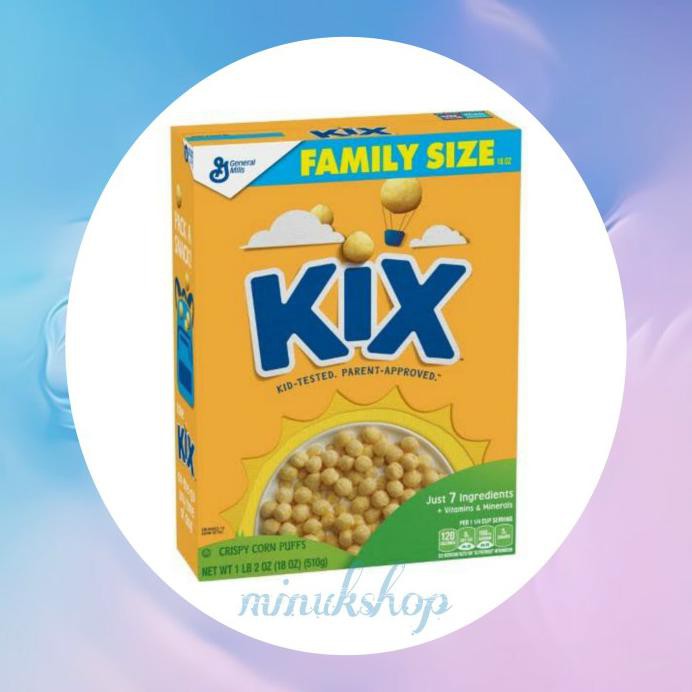 Jual GENERAL MILLS KIX CRISPY CORN PUFF CEREAL 510 GRAM | Shopee Indonesia