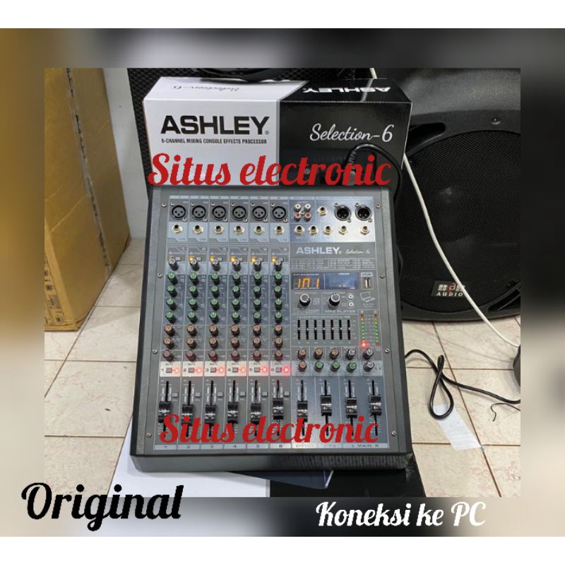 Jual Mixer ashley selection 6 original 6 channel 256 dsp bluetooth usb ...