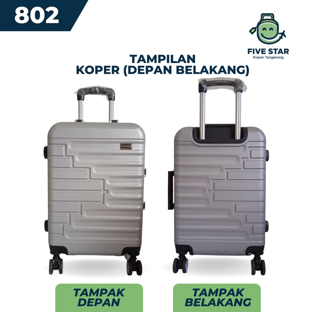 Jual Tas Koper 24 Inch Polo Fans Tipe 802 Aluminium Koper Travel Koper ...