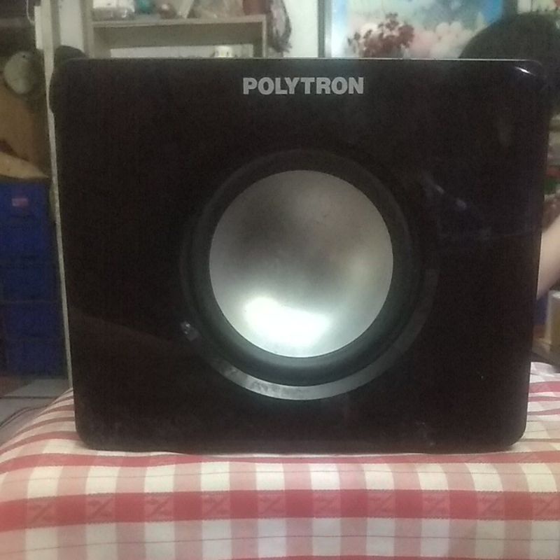 Jual Speaker Subwoofer Aktif Polytron 4inch | Shopee Indonesia