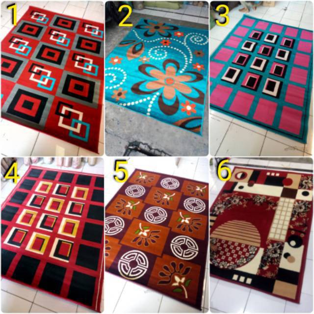 Jual Karpet Permadani Lantai Motif Modern Besar 210 x 310 Ruang Tamu ...