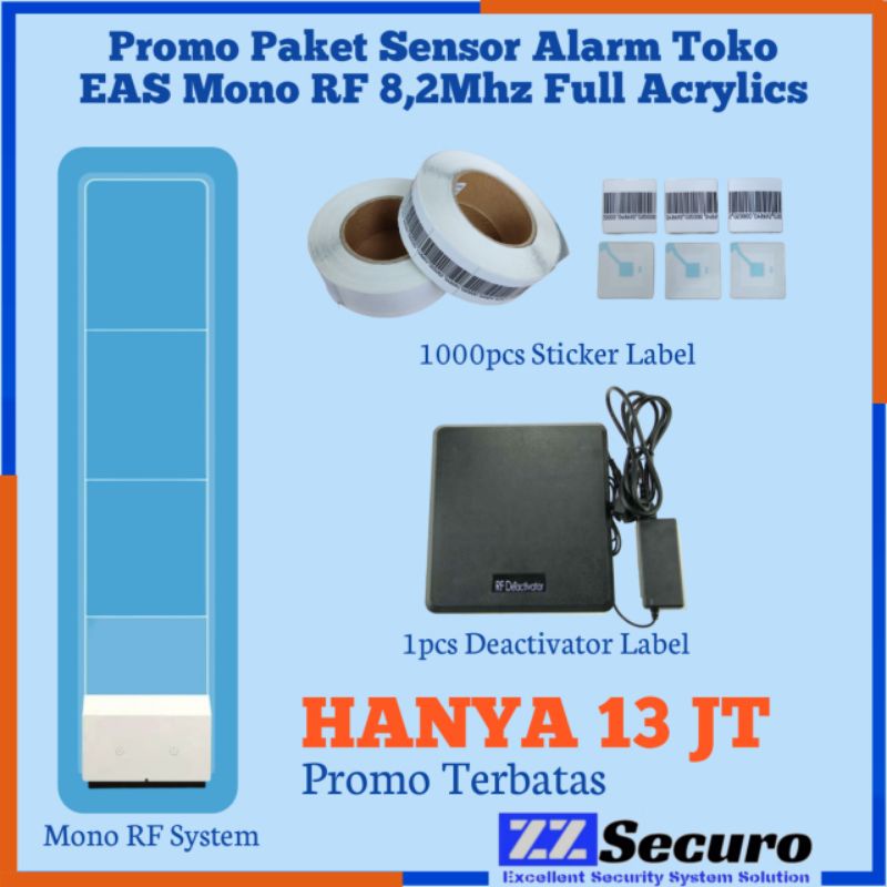 Jual Sensor Alarm Toko anti Pencurian | EAS Mono RF 8,2Mhz Full ...