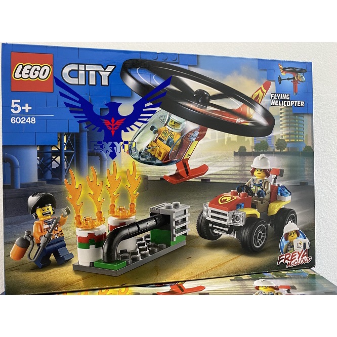 Jual LEGO City 60248 Flying Fire Helicopter Response Freya Mccloud ...