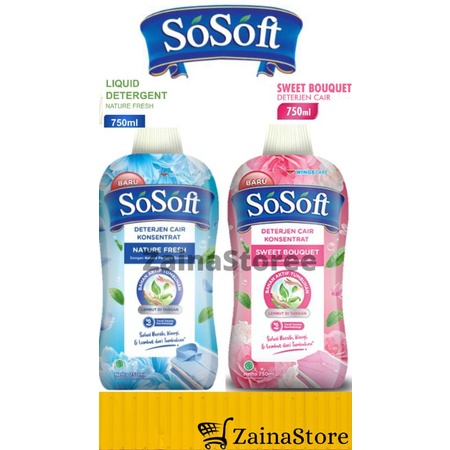 Jual SO SOFT DETERGEN CAIR NATURE FRESH - SO SOFT DETERGEN CAIR SWEET ...