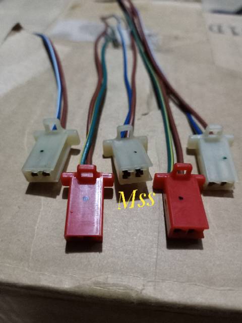 Jual Soket sambungan soket connector pin 2 dua universal female ...