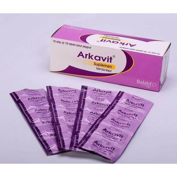 Jual Arkavit Arcavit Box 100 Tablet | Shopee Indonesia