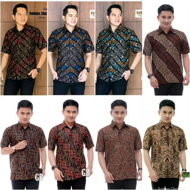 Jual Hem pria Lengan pendek,JAHITAN DIJAMIN RAPI Batik elegan motif ...