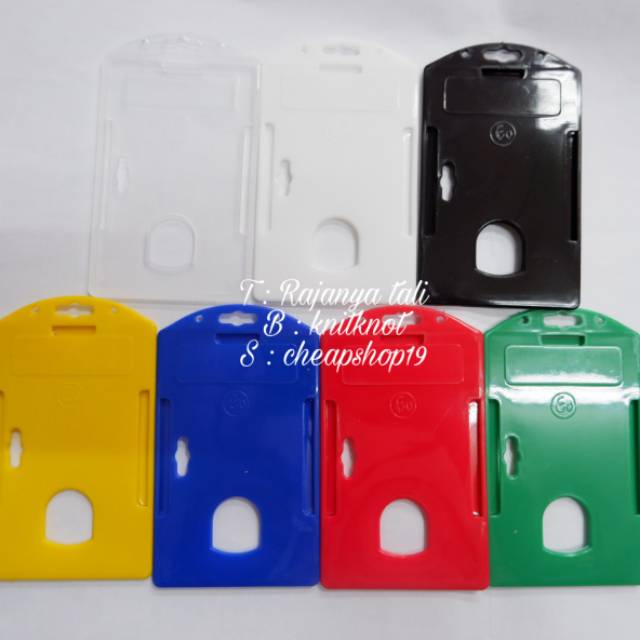 Jual Tempat idcard frame casing id card holder case id card doff tmpk ...