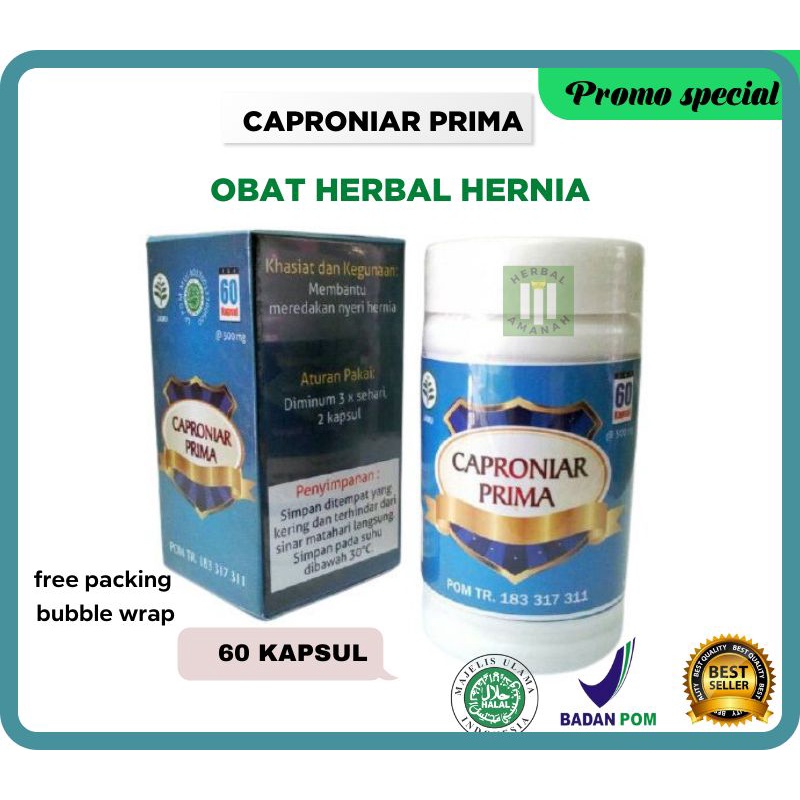 Jual Obat Hernia Caproniar Prima Kapsul /Super Prima /atasi hernia ...