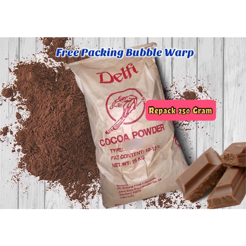 Jual Chocolate Delfi DF760 dark pure cocoa powder - Bubuk coklat ...