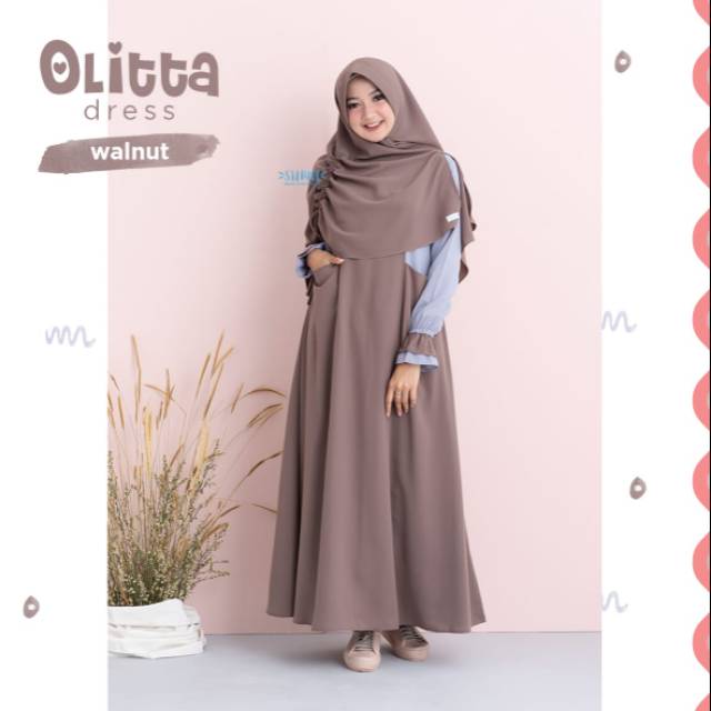 Jual Olitta dress walnut | Shopee Indonesia